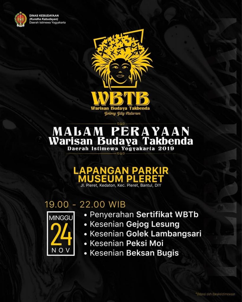 Perayaan Warisan Budaya Tak Benda WBTB "Golong Gilig Mataram" - kotajogja.com